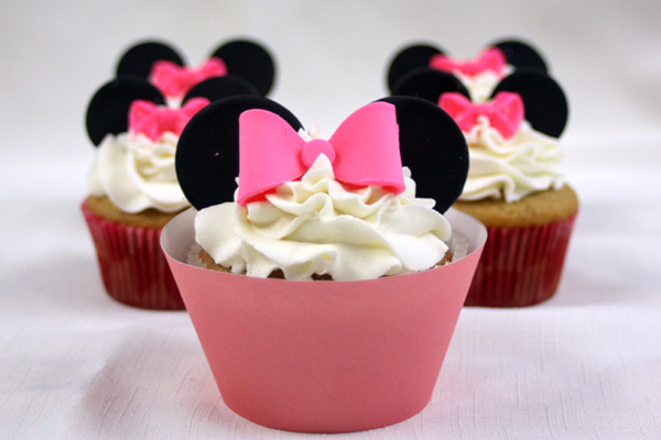 Minnie Mouse Birthday Cupcake Ideas Minnie Mouse Inspired Cupcakes For